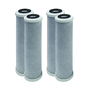 CFS – Carbon Block Water Filter Cartridges Compatible with GE GXWH04F, GXWH20F, GXWH20S & GXRM10 Models – Remove Bad Taste & Odor – Whole House Replacement Water Filter Cartridge- White (Pack Of 4)