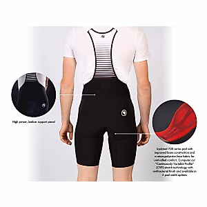 Endura Men's Pro SL Cycling Bibshort Medium Pad Black, Large