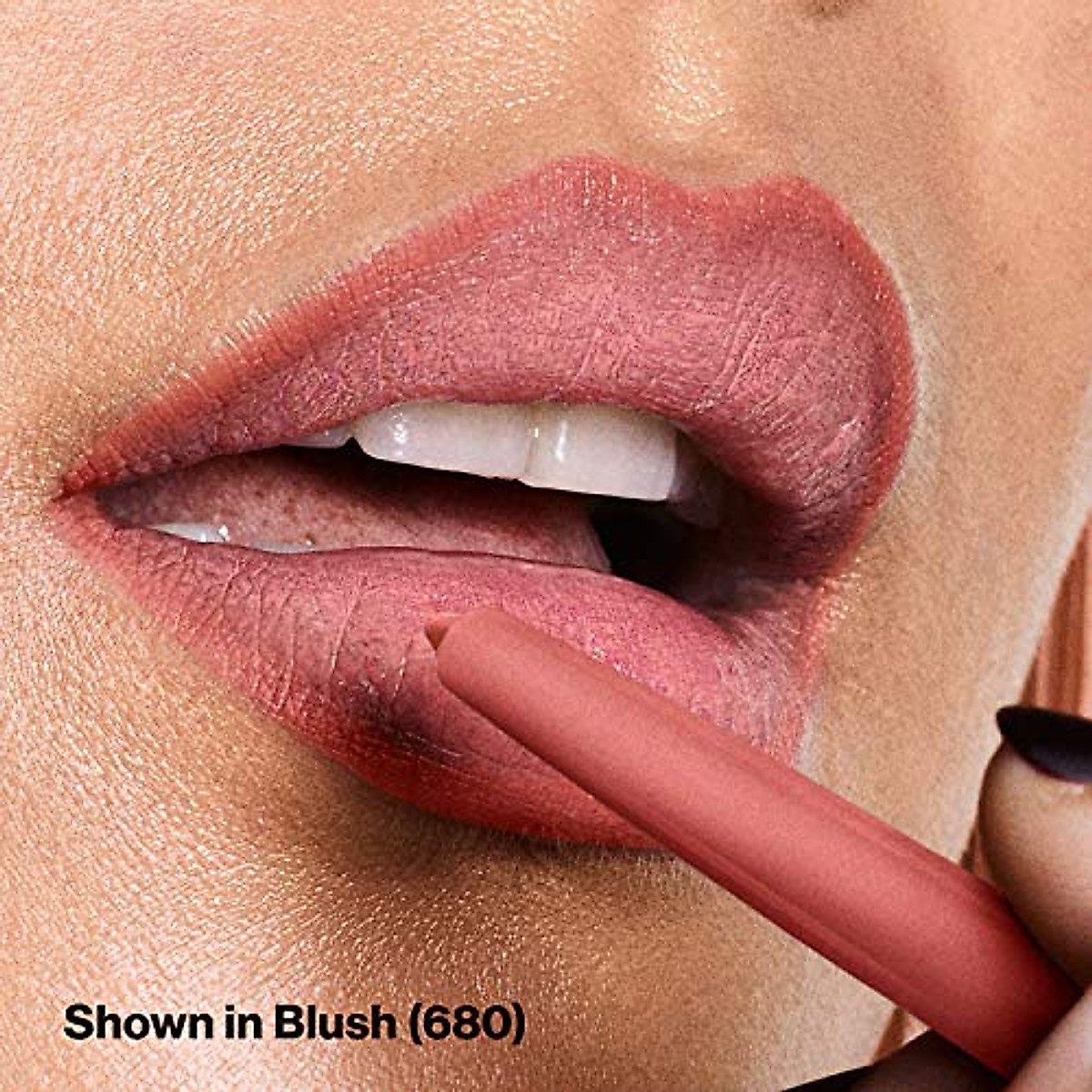 Lip Liner by Revlon, Colorstay Face Makeup with Built-in-Sharpener, Longwear Rich Lip Colors, Smooth Application, 680 Blush