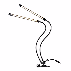 LEDVANCE Full Spectrum Gooseneck LED Indoor Plant Grow Light, 9W, Dimmable, 3000K, with Smart Control and 3' USB Power Cord - 1 Pack (62567)