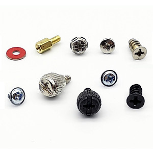 Life-Q 228PCS Personal Computer Screw Standoffs Set Kit, M3/M3.5/M5 Laptop Screws for Hard Drive Computer Case Motherboard Fan Power Graphics CD-ROM