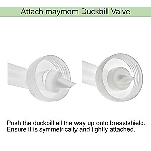 Maymom 12 Count Duckbill Valves for Spectra S1 Spectra S2 Spectra 9 Plus. Not Original Spectra Pump Parts Replace Spectra Duckbill Valve Not Original Spectra S2 Accessories Work w/Spect (White.18)