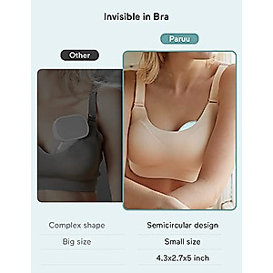 Hands-Free Breast Pump, Paruu Wearable Breast Pump Model X2 with 2 Modes & 5 Levels, Electric Portable Breast Pump, Discreet & Rechargeable, Long Battery Life, 17/21/25mm Flange (2 Count (Pack of 2))