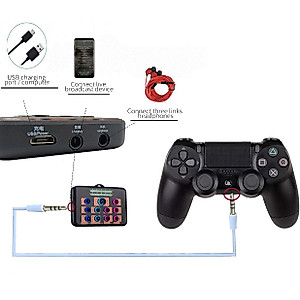 Voice Changer Headset for PS4/Xbox One/PC/Phone/Laptops/Anchor/Cam Girl/Kids with Voice Adjustable Feature