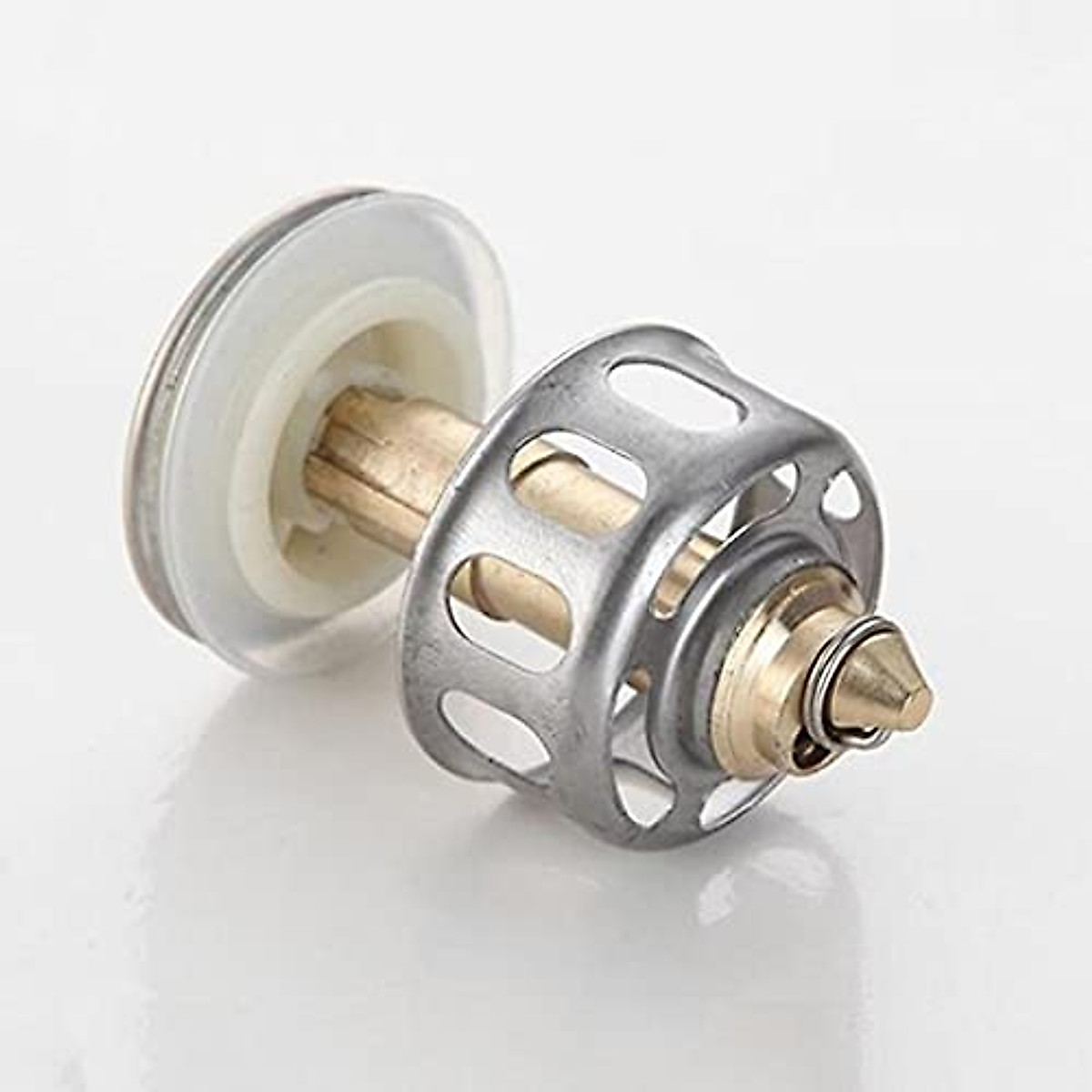 LMMDDP Basin Up Drain Filter Universal Wash Basin Bounce Drain Filter Sink Drain Vanity Stopper Up Drain Filter Bathroom Use