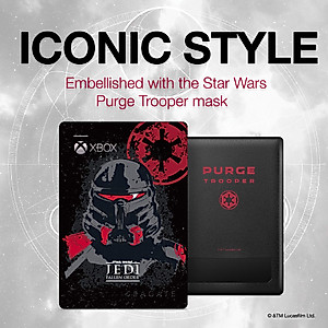 Seagate Game Drive For Xbox 2TB External Hard Drive Portable HDD – USB 3.0 Star Wars Jedi: Fallen Order Special Edition, Designed For Xbox One, 1 Year Rescue Service (Stea2000426)