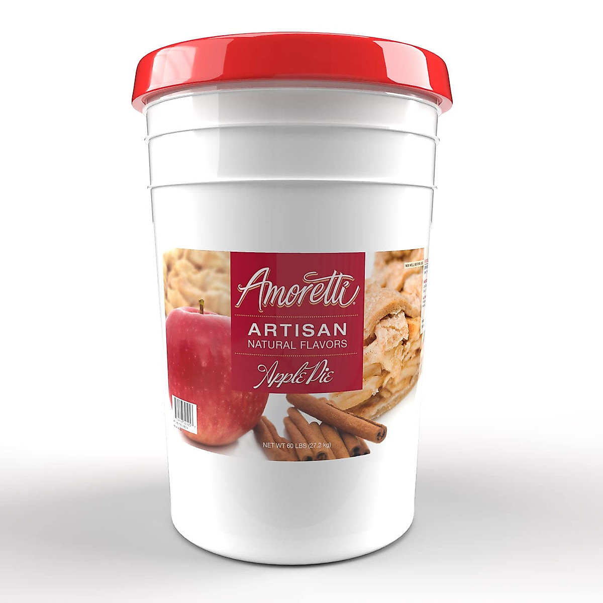 Amoretti - Natural Apple Pie Artisan Flavor Paste 8 oz - Perfect For Pastry, Savory, Brewing, and more, Preservative Free, Gluten Free, Kosher Pareve, No Artificial Sweeteners, Highly Concentrated