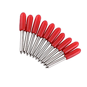 10pcs Cemented Carbide Blade for Cutting with High and Long Service Life, Standard Cutter Knife Set for General Design, Including 30 deg 45 deg 60 deg (45°)