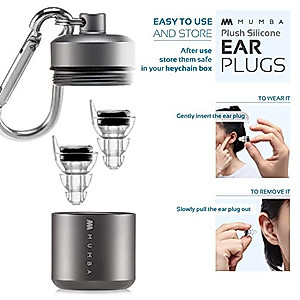 High Fidelity Concert Earplugs, Reusable Musicians Ear Plugs, 24dB Advanced Filter Technology Ear Protection