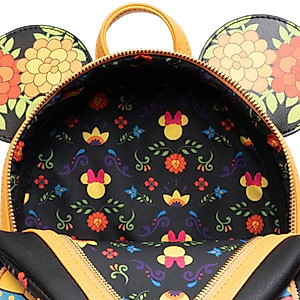 Loungefly Minnie Mouse Dia de los Muertos Sugar Skull Mini-Backpack