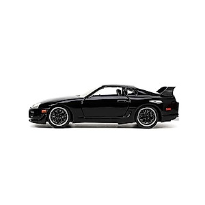 Fast & Furious 1:32 1995 Toyota Supra Die-Cast Car, Toys for Kids and Adults(Black)