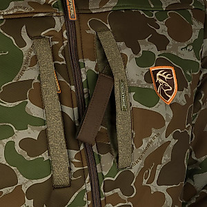 Drake Waterfowl Men's Silencer Full Zip Jacket with Agion, Realtree Edge, Large