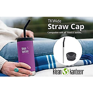 Klean Kanteen Straw and Lid Set for Wide Bottles, 1 EA