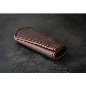 Leather Cast Iron Skillet Pan Handle Cover - Made In USA (Standard 4.5")