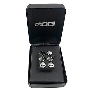 Harley-Davidson Women's Bar & Shield/Skull Stud Earrings Set - 3 Styles HDS0005