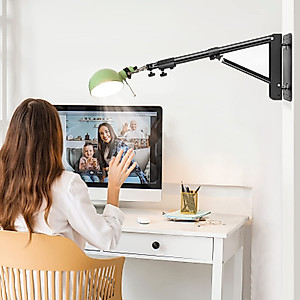 Wall Mount Triangle Boom Arm, 51inches/130cm, 180º Flexible Rotation, for Photography Strobe Light, Monolight, Softbox, Umbrella, Reflector and Ring Light