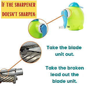 Mr. Pen- Pencil Sharpener, Owl Shaped Sharpener with Hat, Pencil Sharpener for Kids, Pencil Sharpener for Colored Pencils, Pencil Sharpener Manual, Cute Pencil Sharpener, Fun Pencil Sharpener