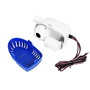 ECO-WORTHY Automatic Submersible Boat Bilge Water Pump 12V 1100GPH Auto with Float Switch for Boat Caravan RV