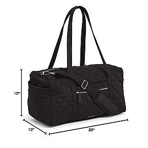 Vera Bradley womens Performance Twill Medium Duffle Travel Bag, Toasted Terracotta, One Size US