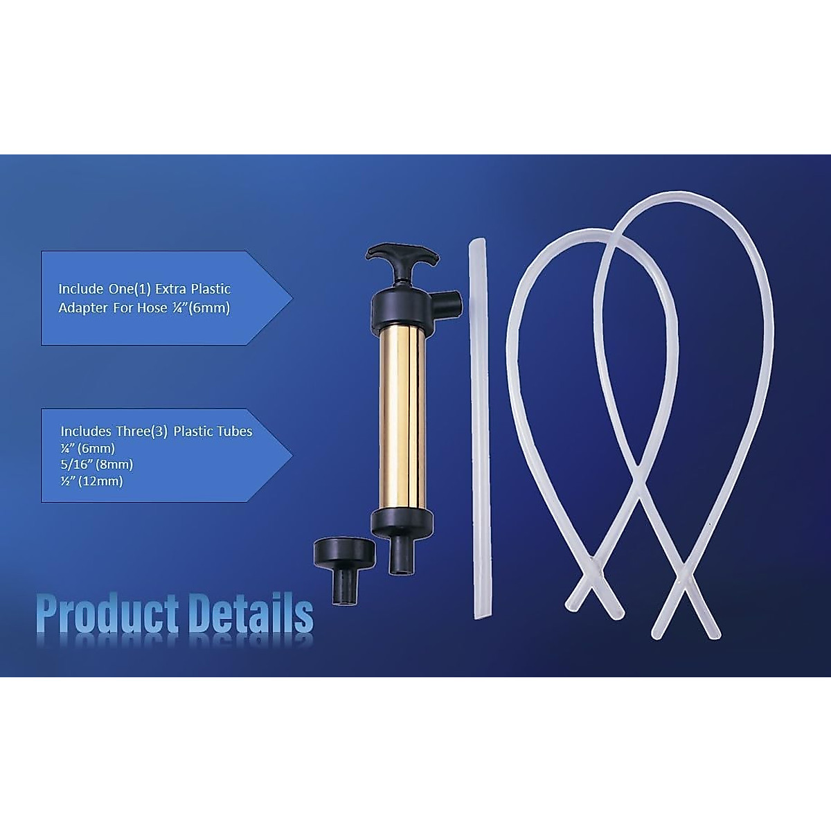 Pactrade Marine Engine Manual Oil Change Extractor Solid Brass Easy to Use Hand Pump Self-Priming Action - 9 Inches Long Perfect for Boats, Off-Road Vehicle, RVs, Auto