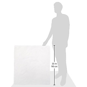 Kushies 6 Pack Washable Flat Diapers, White