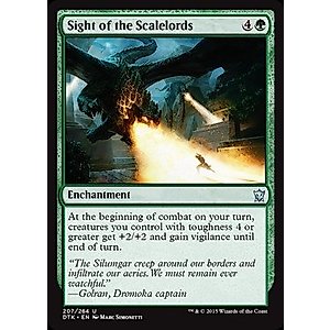 Magic The Gathering - Sight of Scalelords (207/264) - Dragons of Tarkir