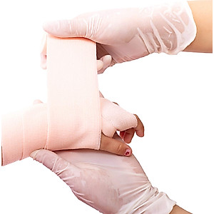 Chef's Star Disposable Powder Free Latex Gloves, Small, White
