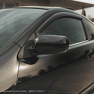 VViViD Black High Gloss Realistic Paint-Like Microfinish Vinyl Wrap Roll XPO Air Release Technology (1ft x 5ft)