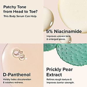 Paula's Choice 5% Niacinamide Body Serum Treatment with Vitamin B3 & B5, Lotion for Discoloration, Redness, Wrinkles & Fine Lines and Uneven Tone on Body, Chest, Arms & Legs, For All Skin Types Including Acne-Prone, Fragrance-free & Paraben-free, 4 Fl Oz.