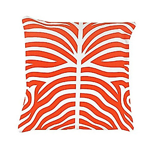 Milton Greens Stars Zaira 100% Cotton Throw Pillow (Set of 2), Orange, 2 Piece