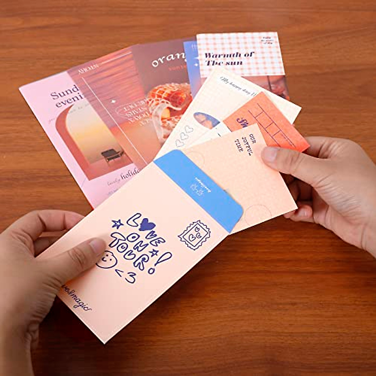 TIANREN Aesthetic Scrapbook kit(348pcs),Junk Journal/Daily Journal Scrapbooking Supplies Stationery,A6 Grid Notebook,DIY journaling Craft Gift for Teen Girls, Boys,Kids,Women..（Sunset