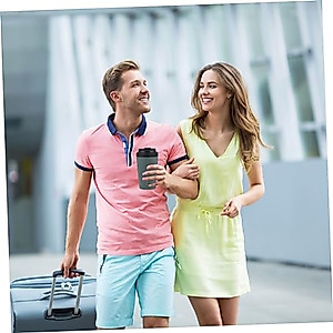 Veemoon Insulated Coffee Tumbler with Leak Lid Travel Coffee Cup for Hot and Cold Drinks Reusable Lined Travel Mug