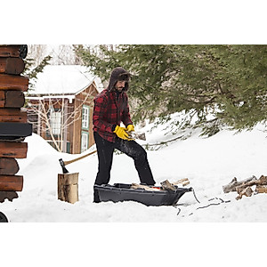 Pelican - Trek 45 Utility Sled - Black - Pull Rope - 4 Season Sled - Carry Up to 130lb - Heavy Duty RAM-X Construction - Use 2 Trek 45 to Enclose Gear - LDT45PA06-00