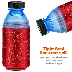 CoguZed 12 Packs Soda Can Lids and Covers - Spill-proof Soda Can Lid for Beer, Juice, Energy Drinks - BPA-free Reusable Can Lids Soda Accessories for Picnic and Beach Parties