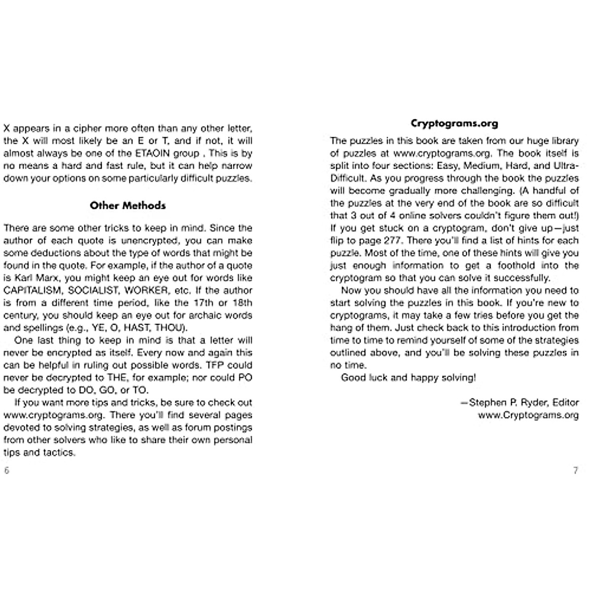 Large Print Cryptograms #3