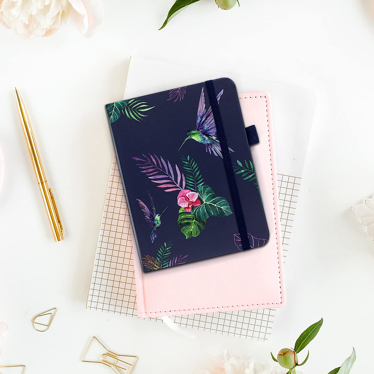 Beautiful Password Book with Alphabetical Tabs - Pocket Sized Internet Password Keeper for Seniors – The Perfect Notebook w/Address Sections Saves All Your Passwords and Recently Placed Orders