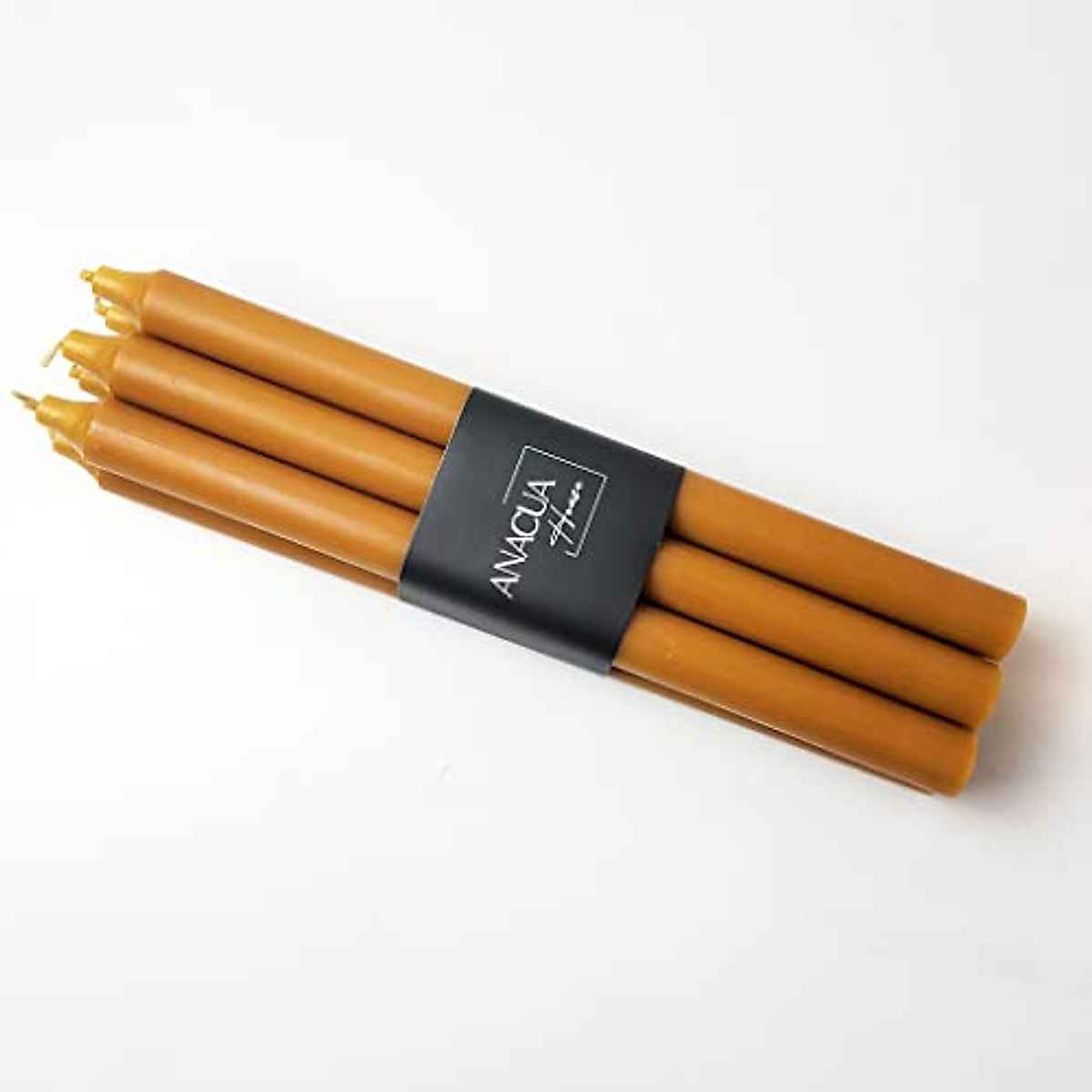 Anacua House | Navy Blue | 12 Inch Vertical Taper Candles | Solid Color | Smokeless | Dripless Candle Stick