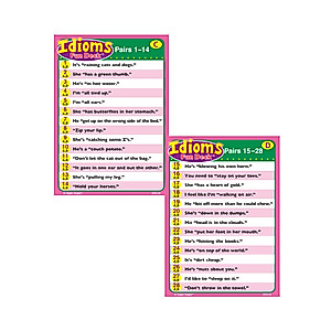 Super Duper Publications | Idioms Fun Deck | Figurative Language Skills Flash Cards | Educational Learning Materials for Children