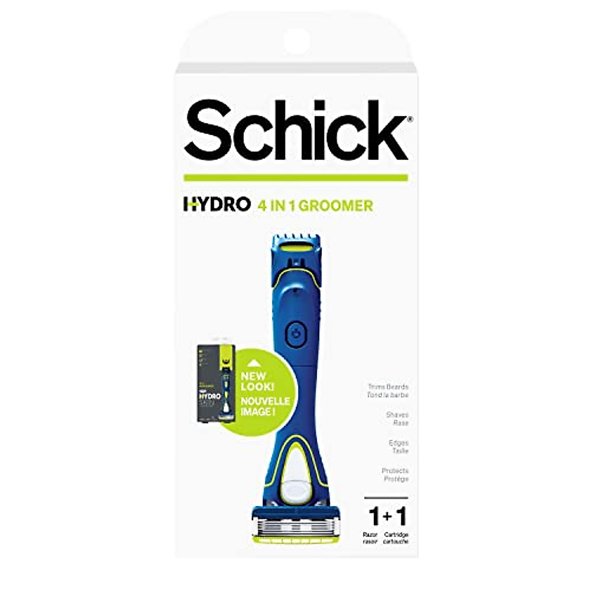 Schick Hydro 5 Men's Styling Razor with Body Groomer and Beard Trimmer