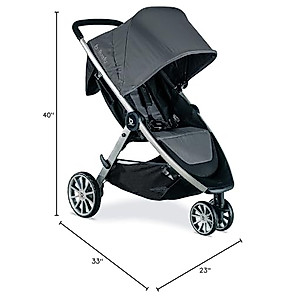 Britax B-Lively Lightweight Stroller, Dove