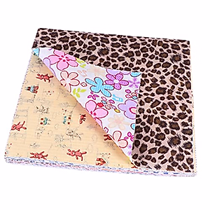 Sewing Fabric 50pcs Quilting Fabric Quilted Comforter Comforters Floral Fabric for Clothes Craft Fabric Scraps Quilting Fabric Squares DIY Floral Printed Fabric Sewing Fabric