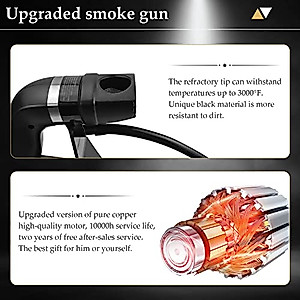 Flngr Smoke Gun for Cooking,Beer,with Apple and Cherry Wood,Food Smoker for Beginners,For Kitchen, Bar or Gift