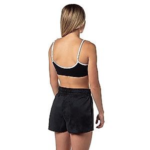 Disney Womens The Nightmare Before Christmas Jack Skellington Bralette and Short Pajama Lounge Set (X-Small) Black