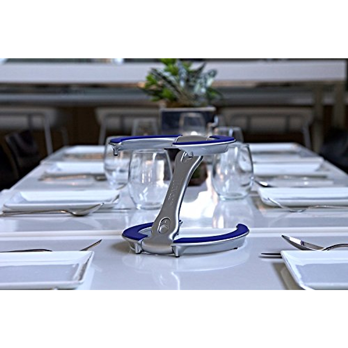 Trivae Unique Patented Pan Lid, Utensil and Pot Holder, Dish/Cake Serving Stand and Trivet in One for The Kitchen Lover