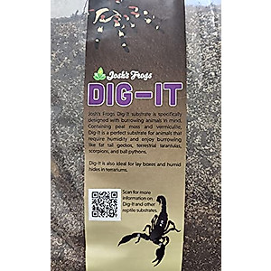 Josh's Frogs Dig-It (10 Quarts)- Substrate for Burrowing Lizards, Invertebrates, Lay Boxes and Humid Hides