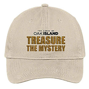 The Curse of Oak Island Treasure The Mystery Embroidered Hat - Stone
