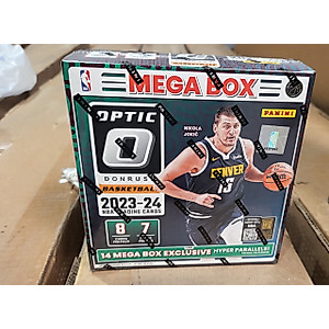 2023-24 Panini Donruss Optic Basketball Mega Box (56 Cards/Box) Hyper Parallels Sealed