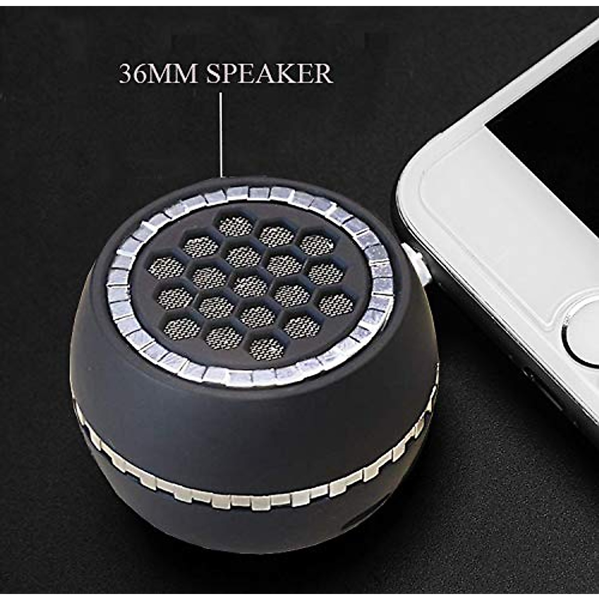 vomauxin Mini Portable Speaker, 3W Mobile Phone Speaker Line-in Speaker with Clear Bass 3.5mm AUX Audio Interface, Plug and Play for iPhone, iPad, iPod, Tablet, Smartphone