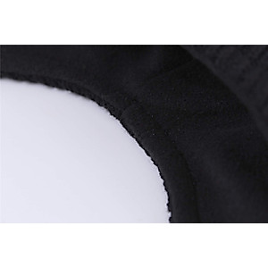 Connectyle Outdoor Men's Daily Beanie Hat Warm Snow Ski Cap Winter Fleece Earflap Watch Hat Black