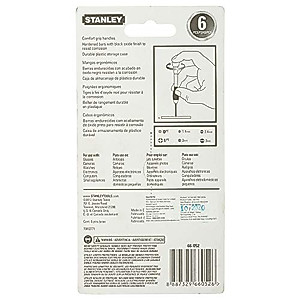 STANLEY Screwdriver Set, Precision, 6-Piece (66-052) , Yellow